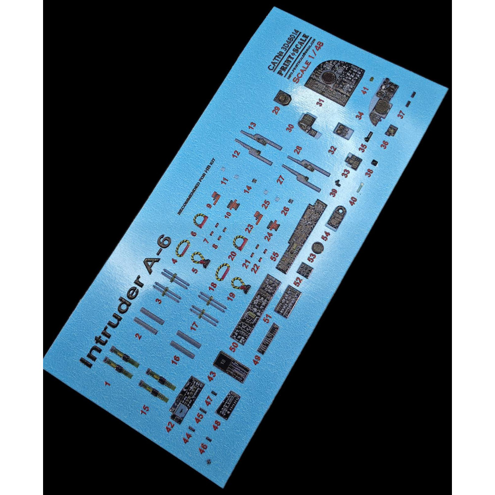 Grumman A-6 Intruder Instrument Panel 3D48-014 1/48