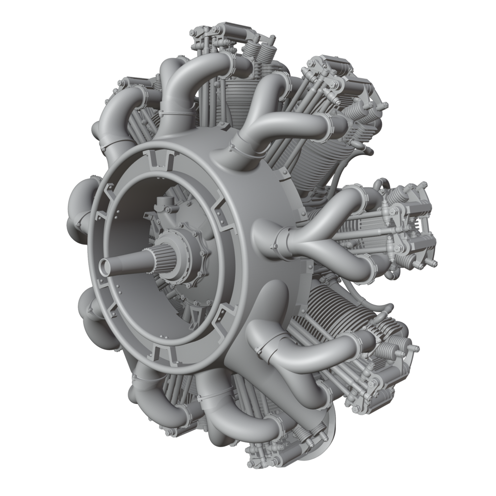 Bristol Jupiter Aircraft Engine 1/72 PSR72027