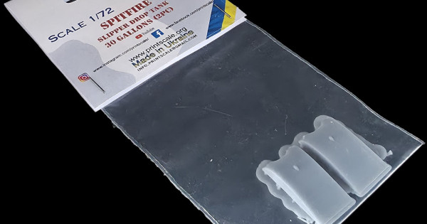 Spitfire Slipper Drop Tank 30 Gallons 3D Printed