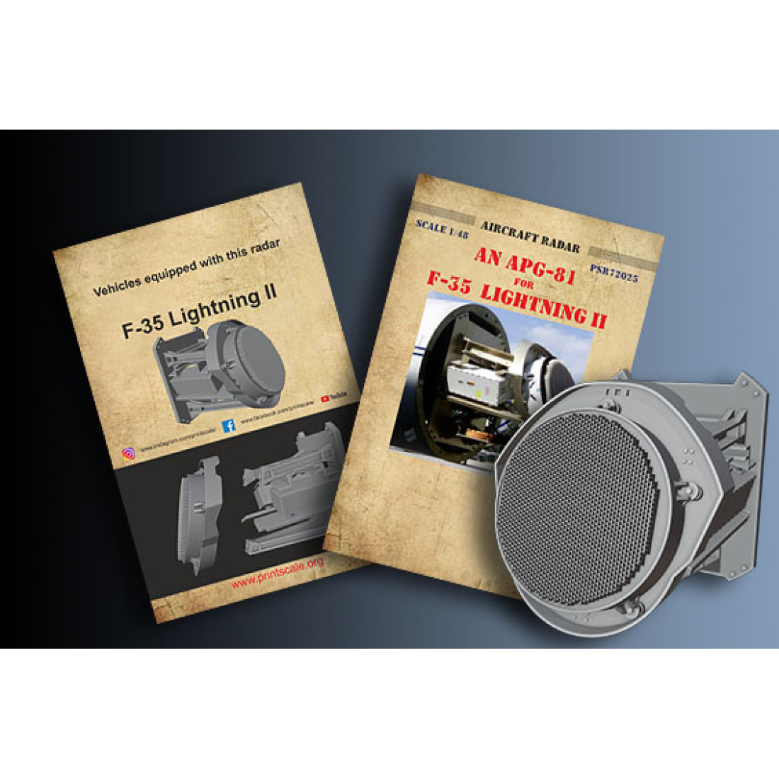 Buy AN APG-81 for F-35 Lightning ll / PSR72025 / Scale 1:72