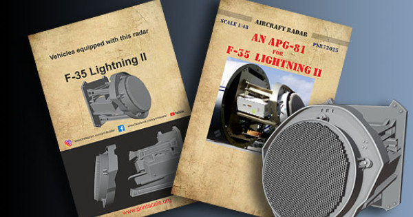 Buy AN APG-81 for F-35 Lightning ll / PSR72025 / Scale 1:72