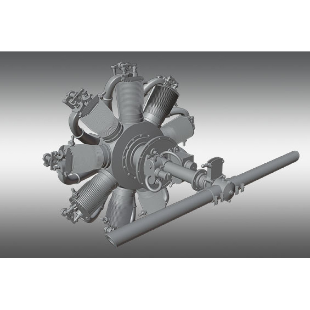 Buy Le Rhone 9c Psr72021 Scale 1-72 Model Kit at Printscale.org