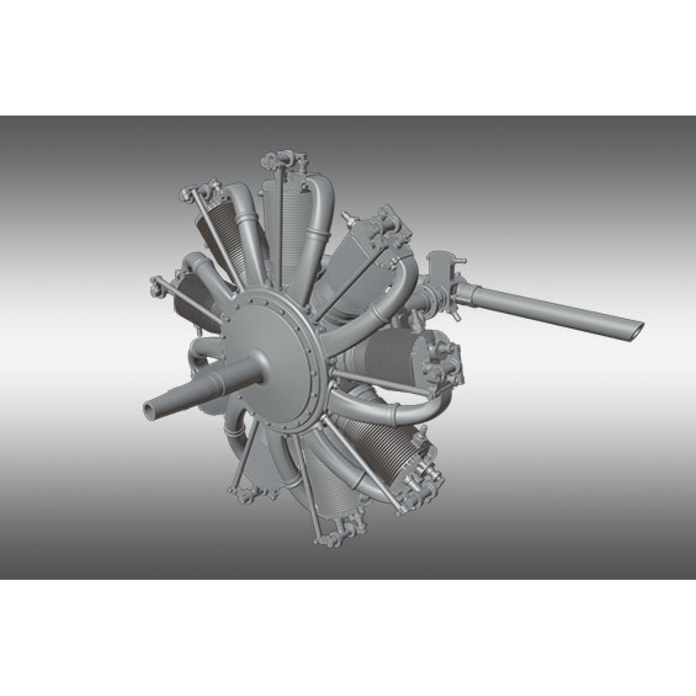 Buy Le Rhone 9c Psr72021 Scale 1-72 Model Kit at Printscale.org