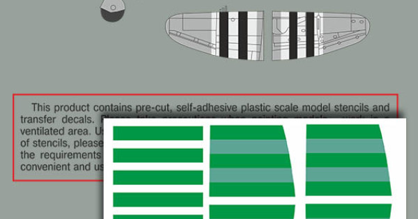 P-47D Razorback D-Day Invasion Stripes 1/72 PSM72019 | Print Scale Mask ...