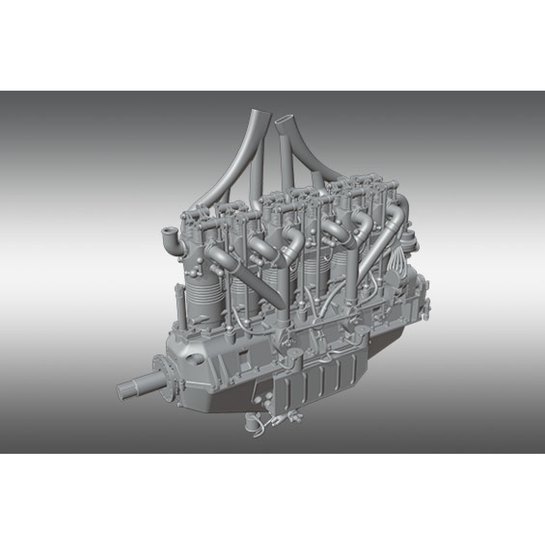 Benz Bz.IV Exhaust Type 1 1/32 PSR32005 | Print Scale 3D Engine