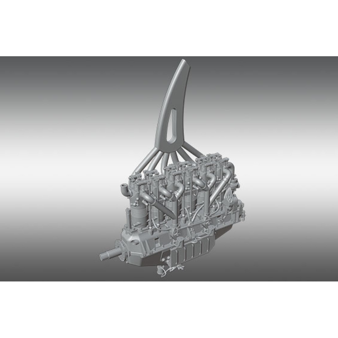 Benz Bz.IV Exhaust Type 2 1/32 PSR32006 | Print Scale 3D Engine