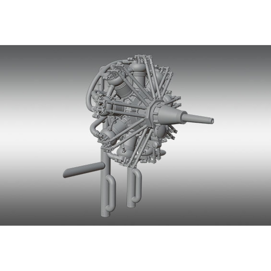 Salmson P9 Aircraft Engine PSR32017 1/32