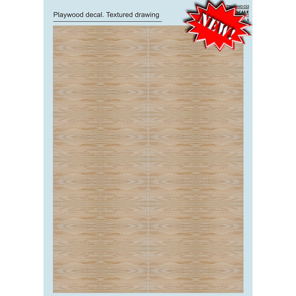 Plywood Camouflage Textured Drawing Part 3 033-camo 1/72–1/48