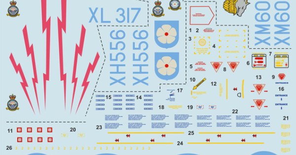 Buy Avro Vulcan Part-1 / 72-252 Model Kit at Printscale.org, Scale: 1/72