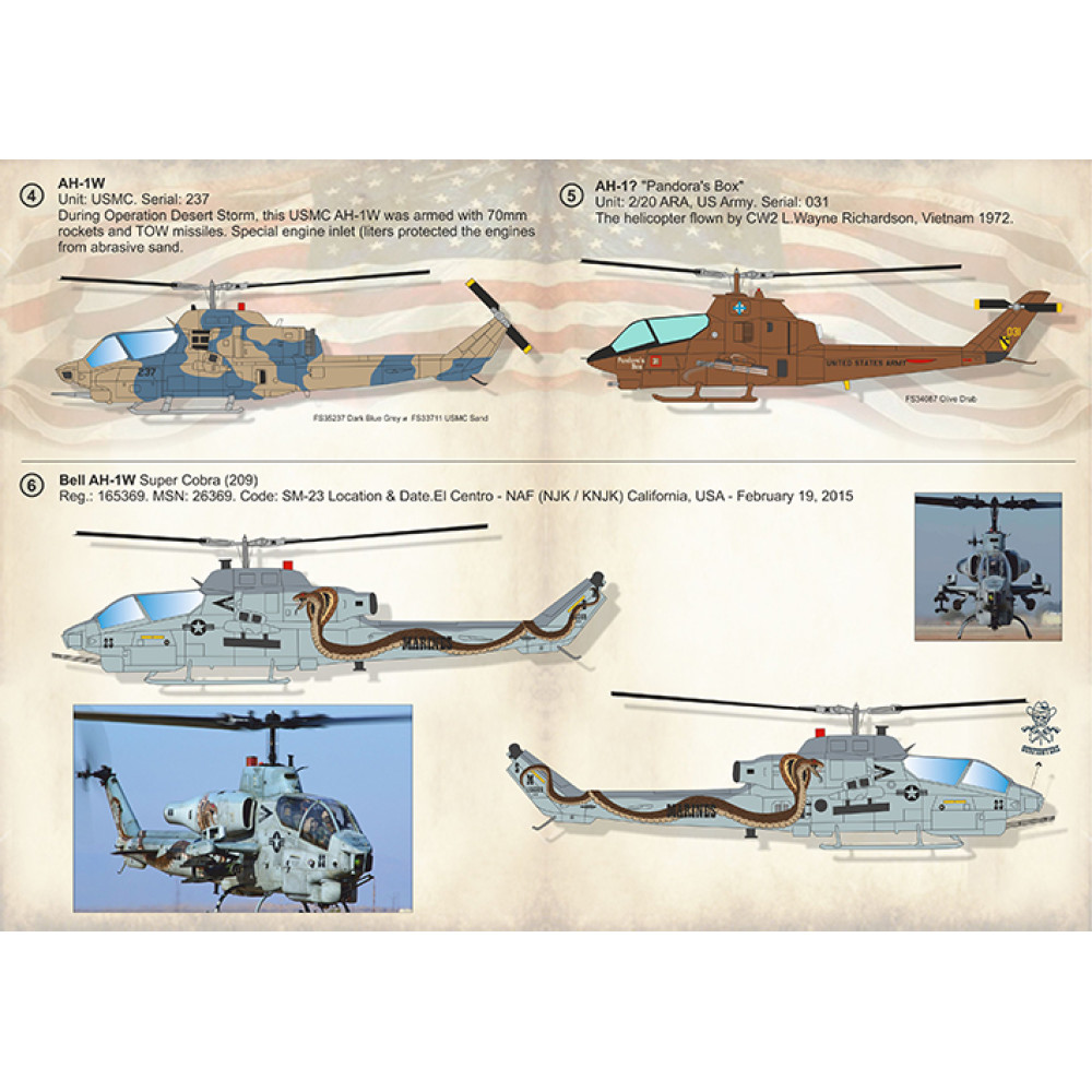 Bell AH-1 Cobra 72-290 - AH-1W Super Cobra Units - USMC - US Army ...