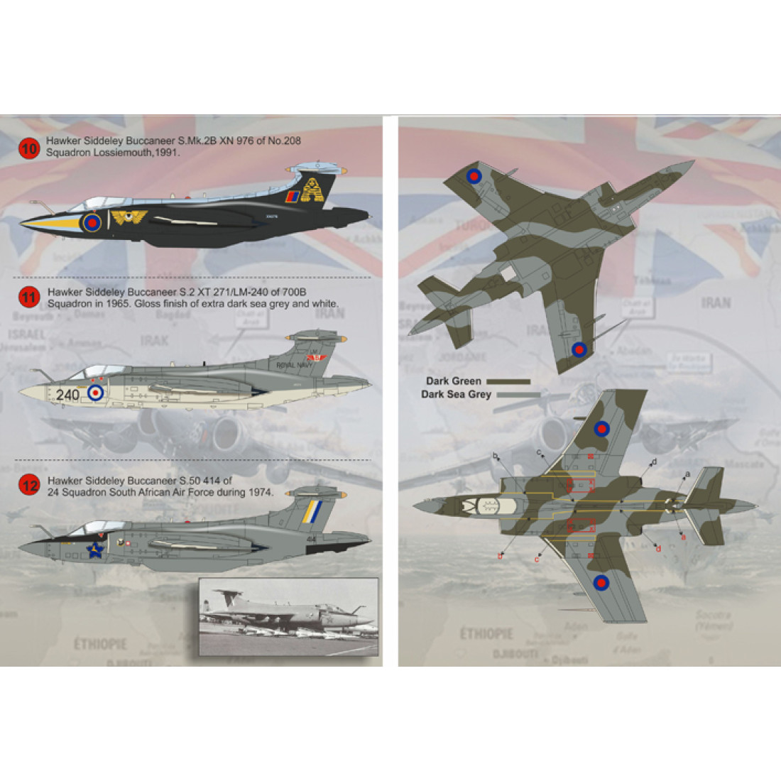 Buccaneer / 72-085 / and 1-12: Bae Buccaneer S.Mk.2B - XX895, XW547 ...