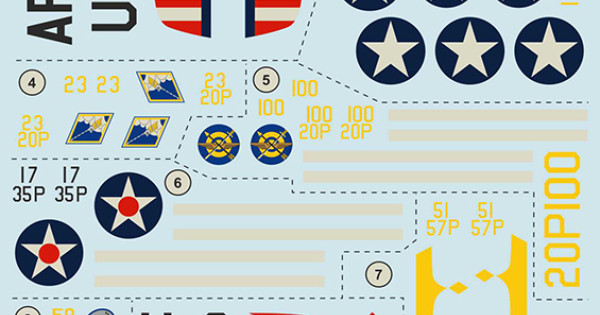 Curtiss P-40 C/CU Part 1 / 72-322 - 1. P-40-CU 33rd PS, 8th PG, USAAC ...