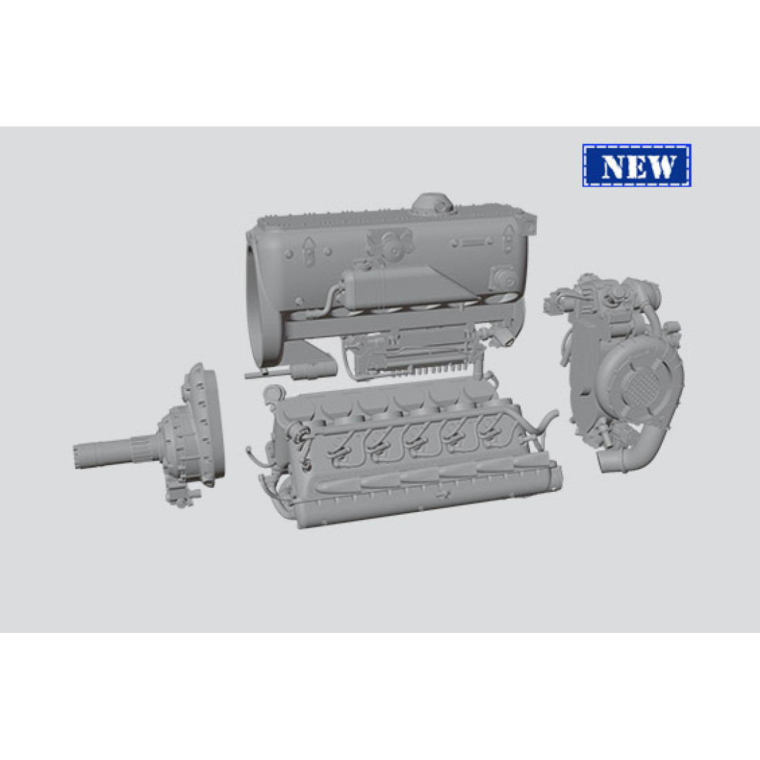 Daimler-Benz DB 601 / PSR48024 | Printscale.org, Scale: 1/48