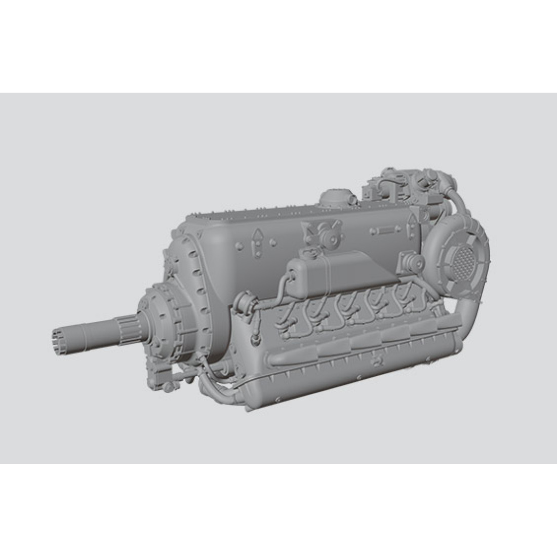 Daimler-Benz DB 601 / PSR48024 | Printscale.org, Scale: 1/48