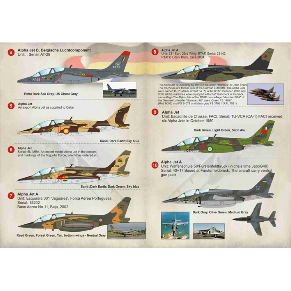 Dassault/Dornier Alpha Jet Part-1 / 72-182 / and 1. Alpha Jet MS.1 ...