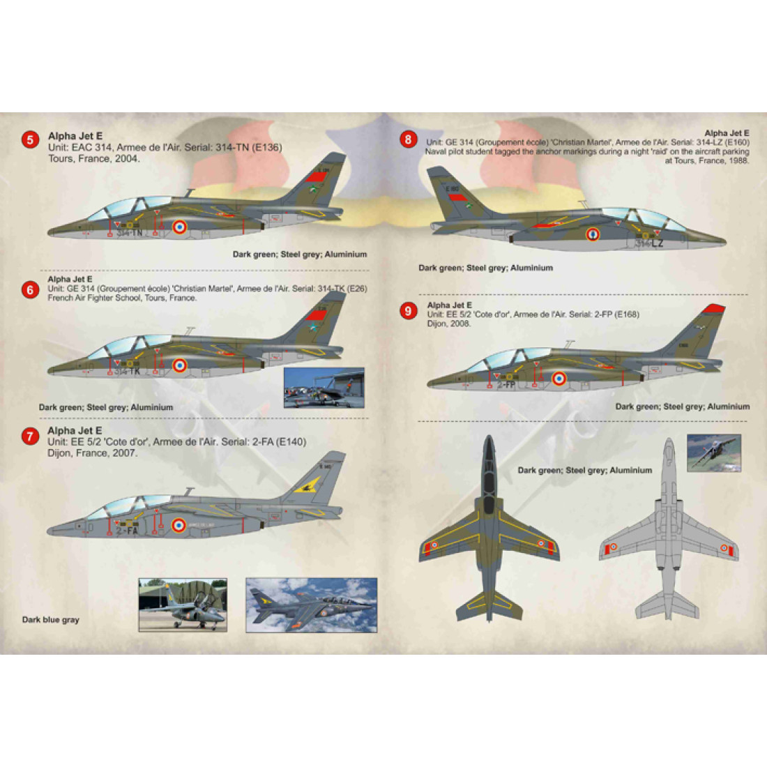 Dassault/Dornier Alpha Jet Part-2 / 72-183 / Alpha Jet E Units, Scale: 1/72