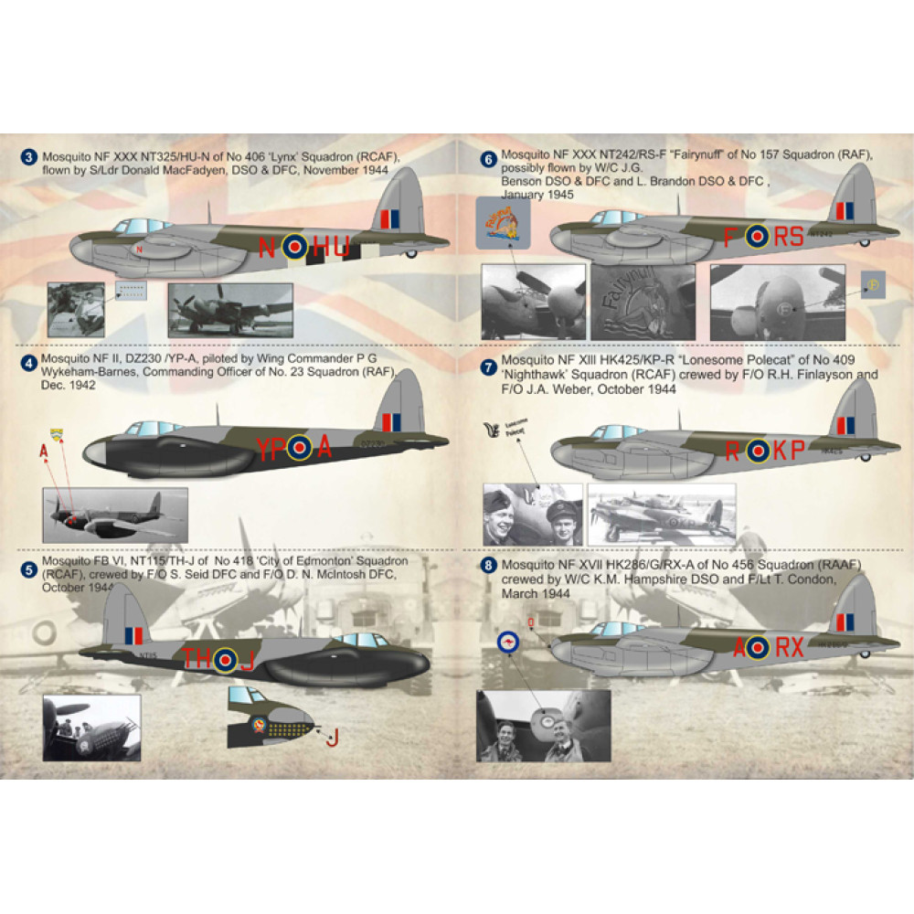 De Havilland Mosquito Scale Models | WWII Aircraft | RAF Squadrons ...
