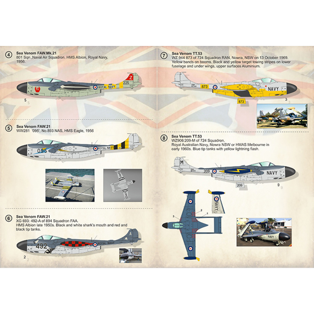De Havilland Sea Venom / 72-326 /, Scale: 1/72 - Historic Naval ...