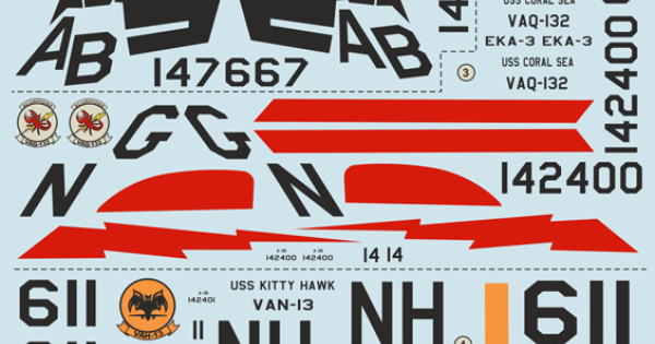 Douglas A-3 Skywarrior / 72-109 / VAH-2 & VAQ-135 & VAQ-132 & VAH-13 ...