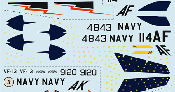 Douglas F4DF-6 Skyray / 72-297 / and 1. F4D-1 Unit: VMF(AW)-114, USMC ...