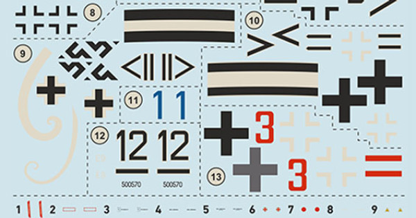 FW-190 D9 Model Kits - Various Units and Camouflage, Scale: 1/72