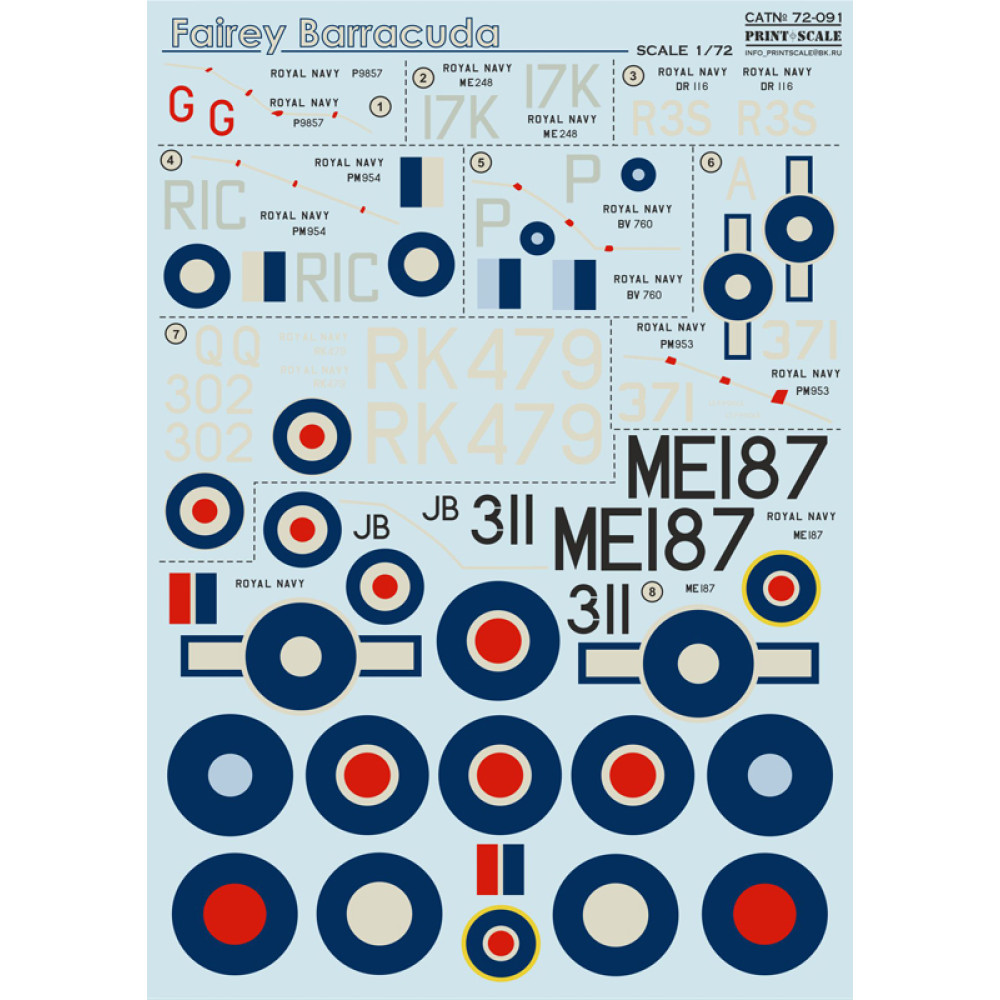 Fairey Barracuda / 72-091 / Scale Model Aircraft Kits | Print Scale ...