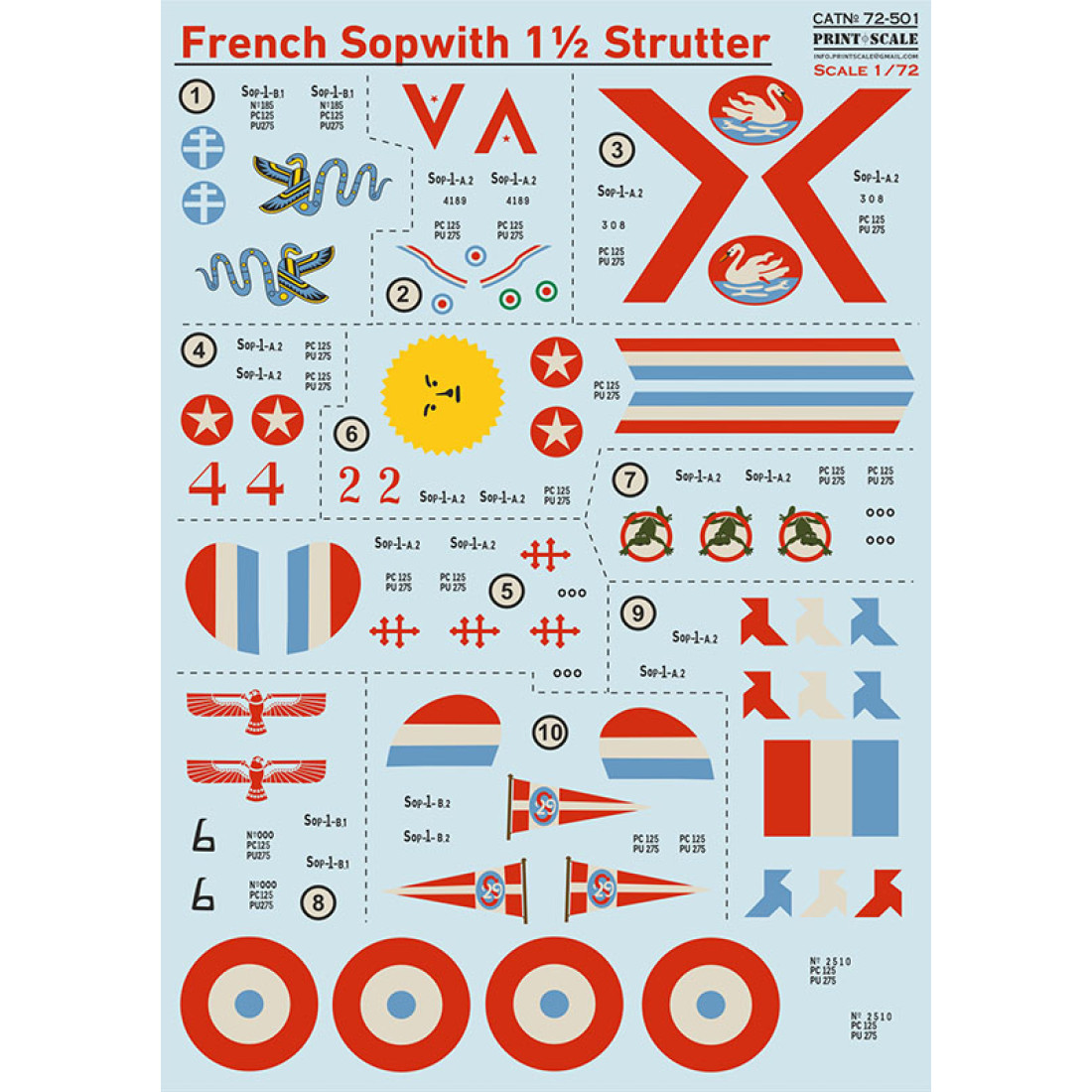 French Sopwith 1/2 Strutter / 72-501 / Collection - Historical Aircraft ...