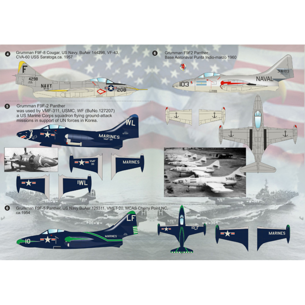 Grumman F9F Panther / 72-113: US Navy Aircraft Models, Scale: 1/72