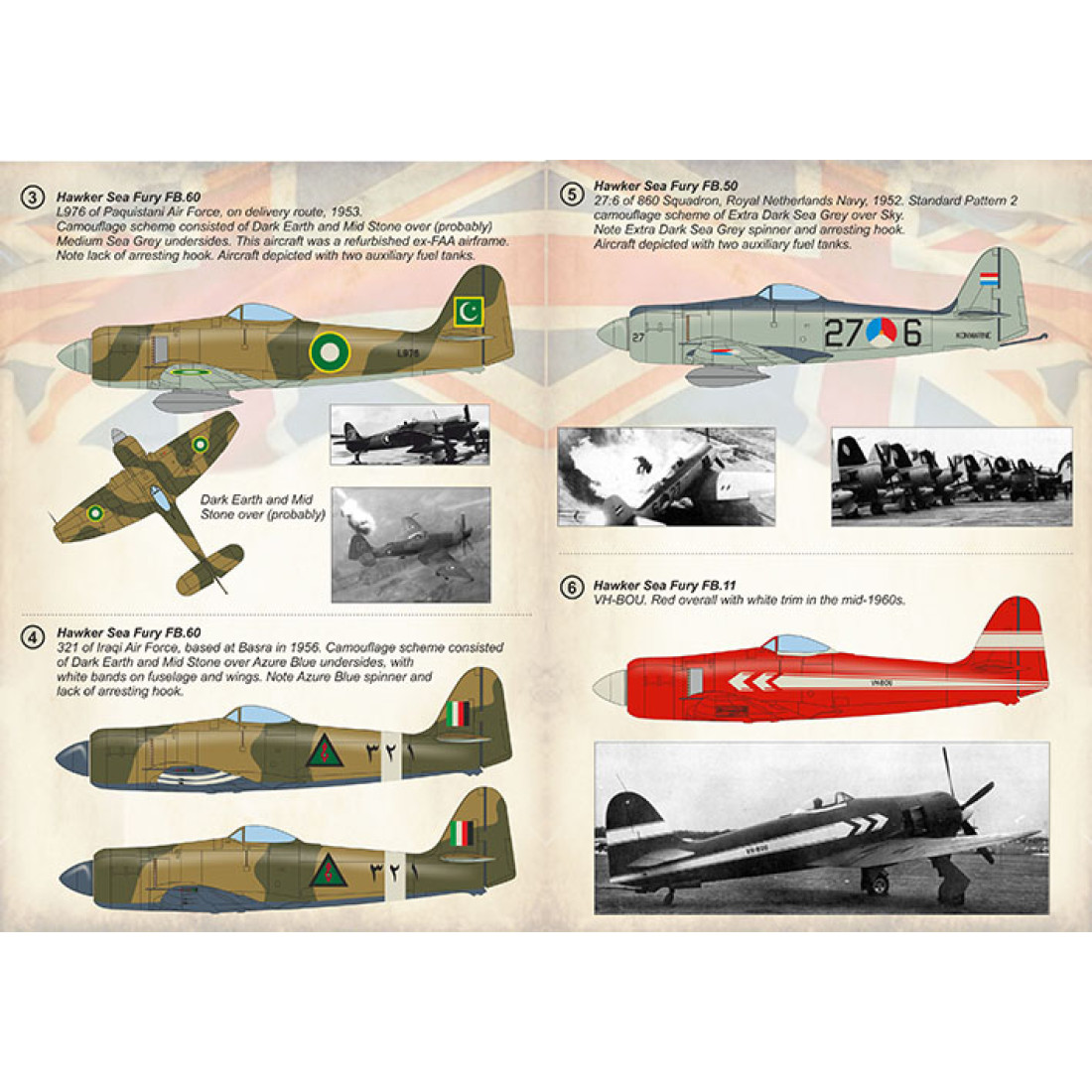 Hawker Sea Fury Part 2 / 72-334 - Burma, Cuba, Pakistan, Iraq ...