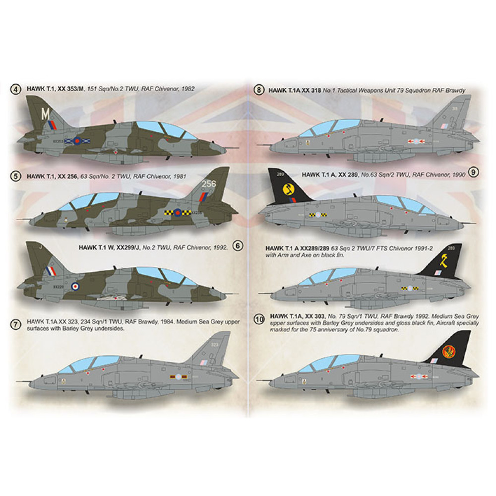 Hawker Siddeley Hawk / 72-493 / - XX156, XX 222, XX 192, XX 353/M and ...