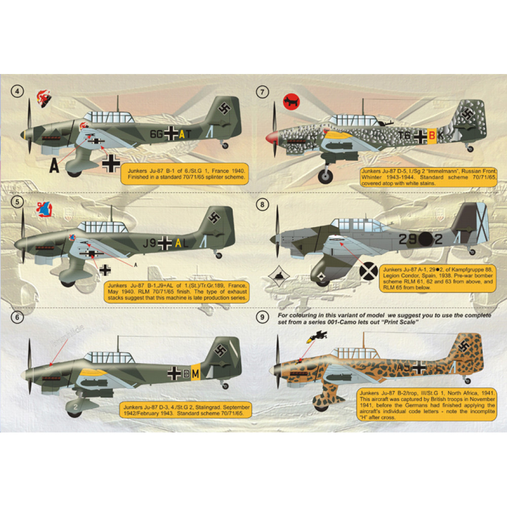 Junkers JU-87 Stuka Scale Model Kits - Printscale.org, Scale: 1/48