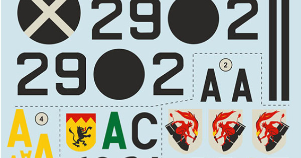 Junkers Ju-87 Stuka Decals Part 1 32-019, 1/32 Scale - Printscale