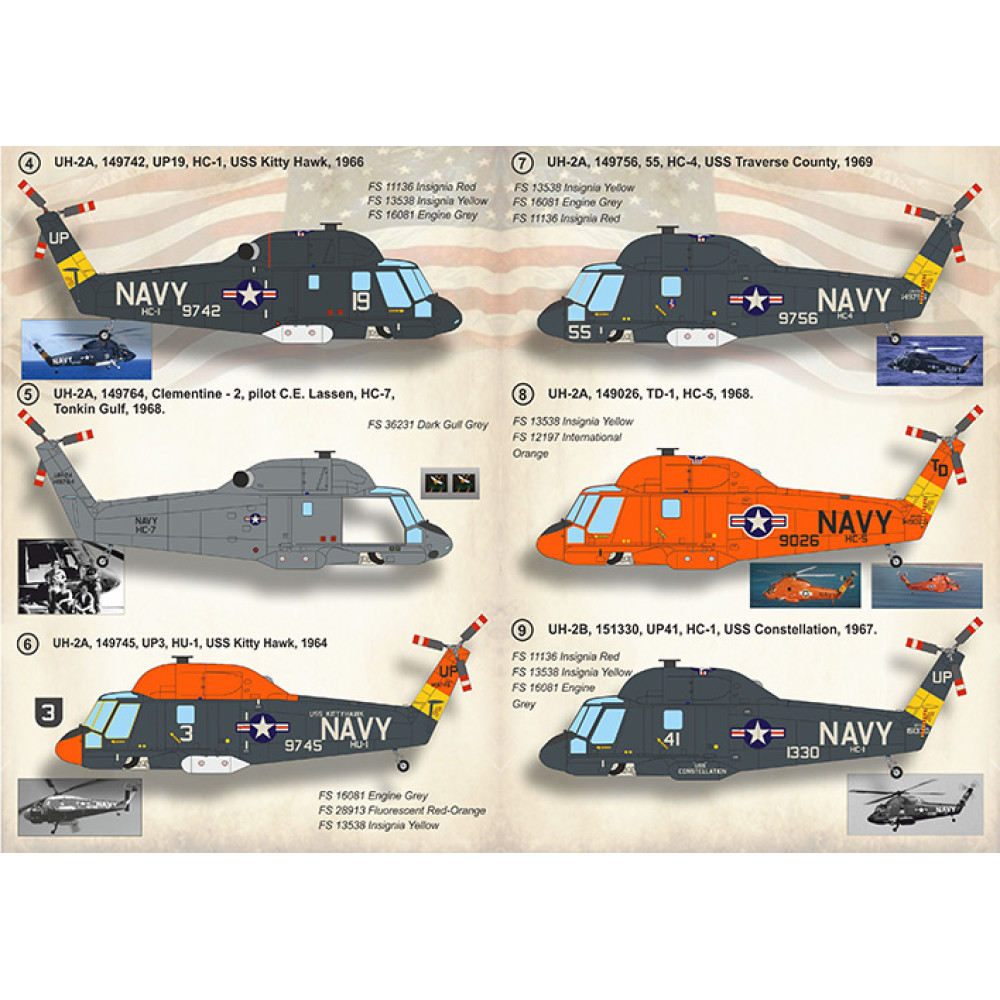 Kamon Sea Sprite Part 1 Model Kit - Various UH-2A/UH-2B Variants ...