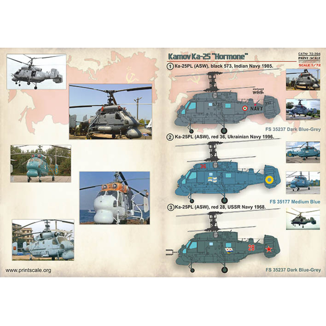 Kamov Ka-25 Hormone 1/72 Model Kit | ASW & SAR Versions Available