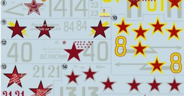 LA-5 / 72-011 / Print Scale 1/72 Lavochkin La-5 Decals - Buy Online at ...