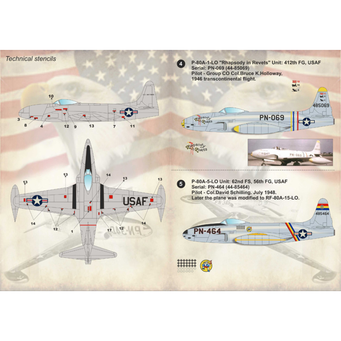 Lockheed F-80 Shooting Star / 72-168 / Made by Marino Romeo from Italy ...