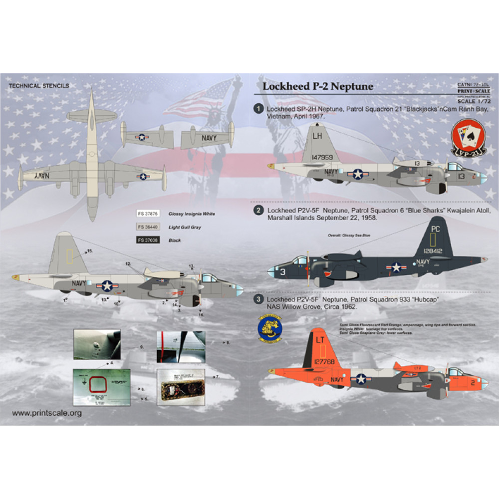 Lockheed P-2 Neptune / 72-106 / and 1. Lockheed SP-2H Neptune, Patrol ...