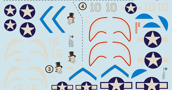 Lockheed P-38 Lightning Model Kits - 72-499 Florida Gator, Japanese ...