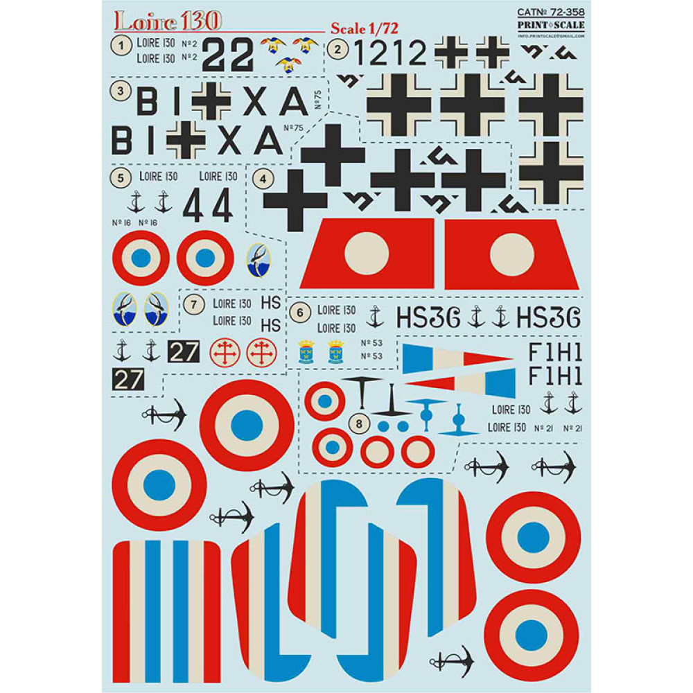 Loire 130 / 72-358 - Historical Aircraft Models - www.printscale.org ...