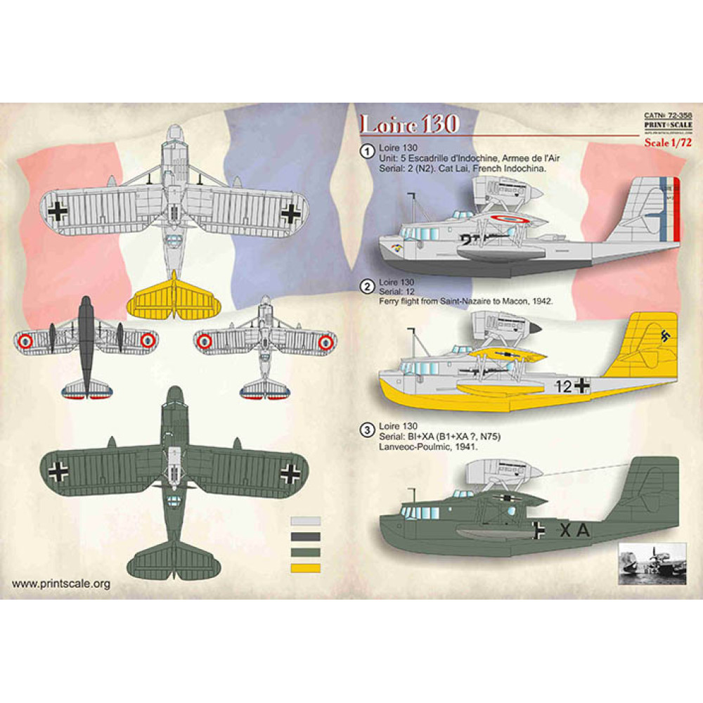 Loire 130 / 72-358 - Historical Aircraft Models - www.printscale.org ...