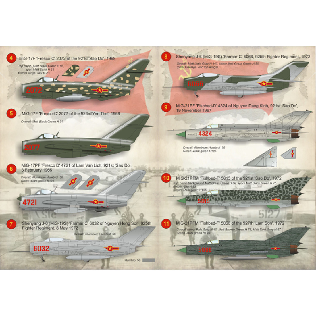 MIG Air Force of the Vietnam War | 72-116 | Ngo Duc Mai, Nguyen Van Bay ...