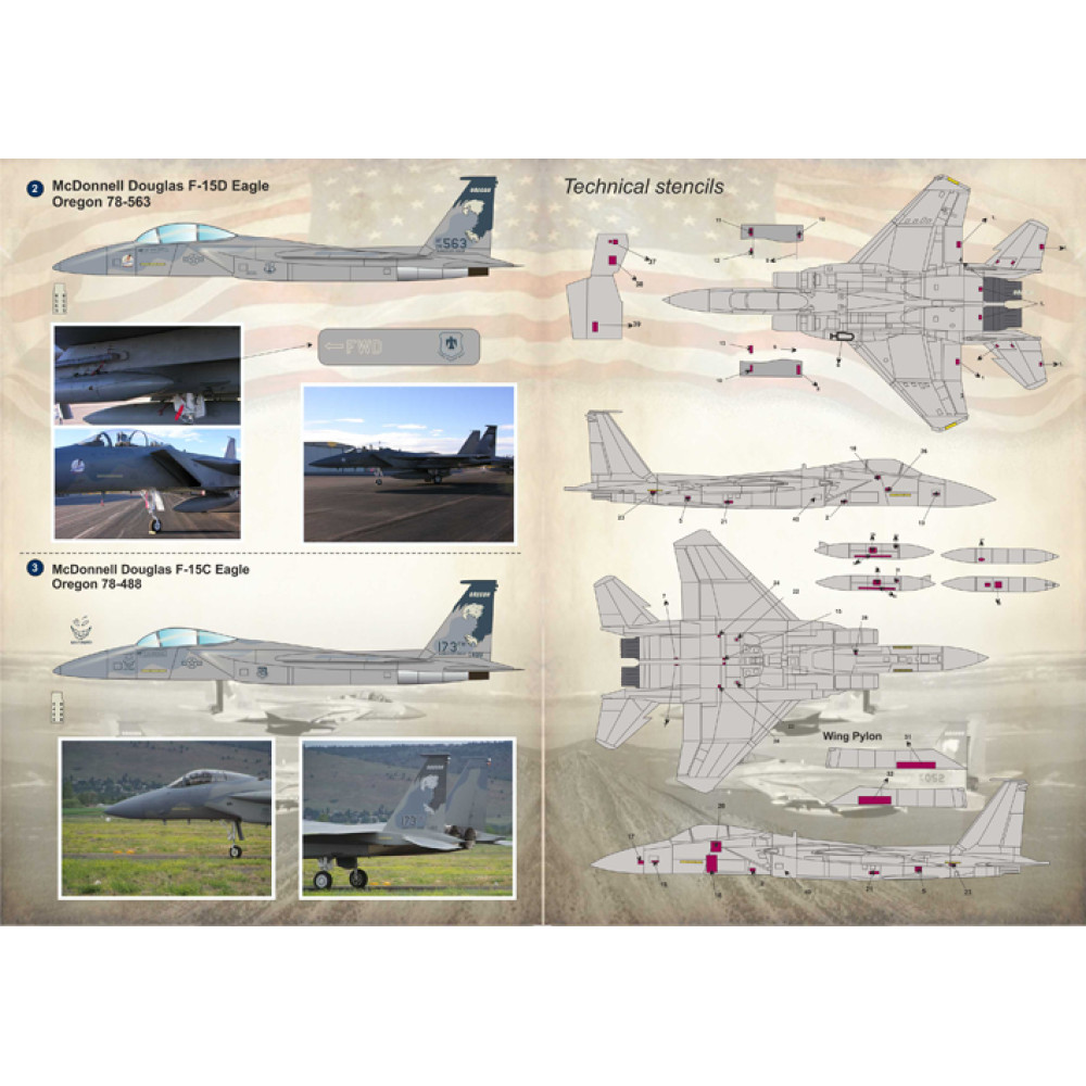 McDonnell Douglas F-15 Eagle 1/72 Scale - Oregon Variants 80-021, 78 ...
