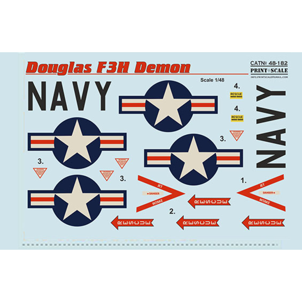 McDonnell F3H Demon Part-2 / 48-182 / Donnell Douglas F3H Demon Models ...