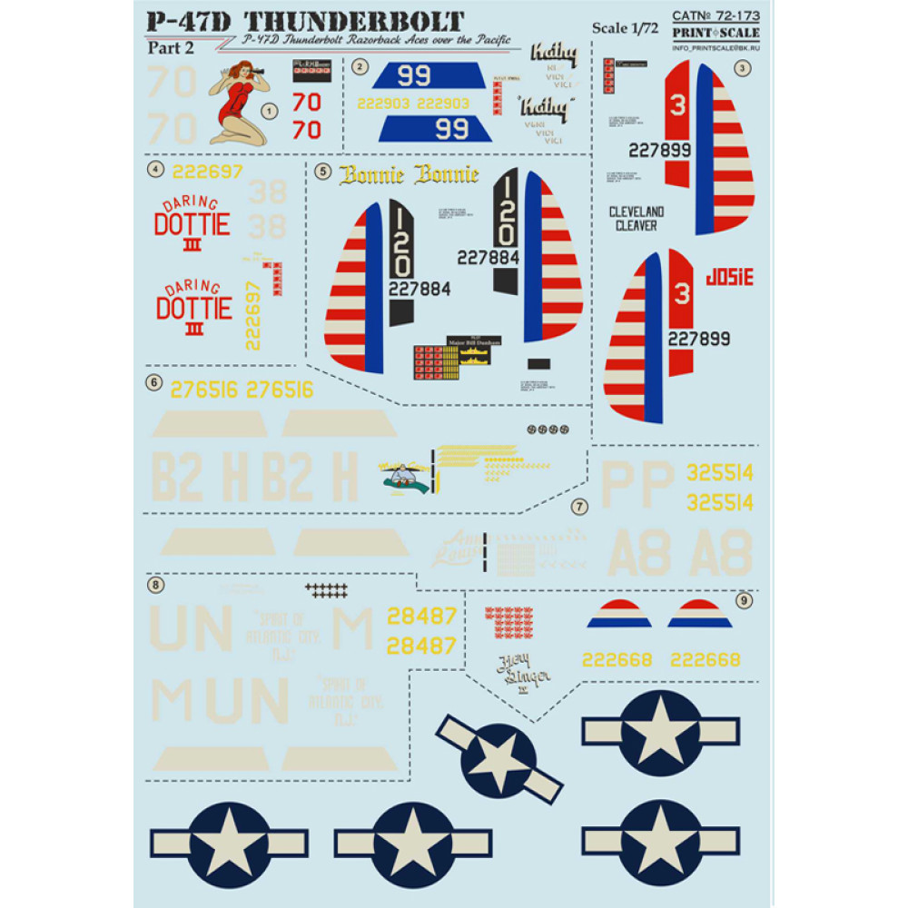 P-47-D Razorback Aces | 72-173 | Historical WWII Aircraft Models, Scale ...