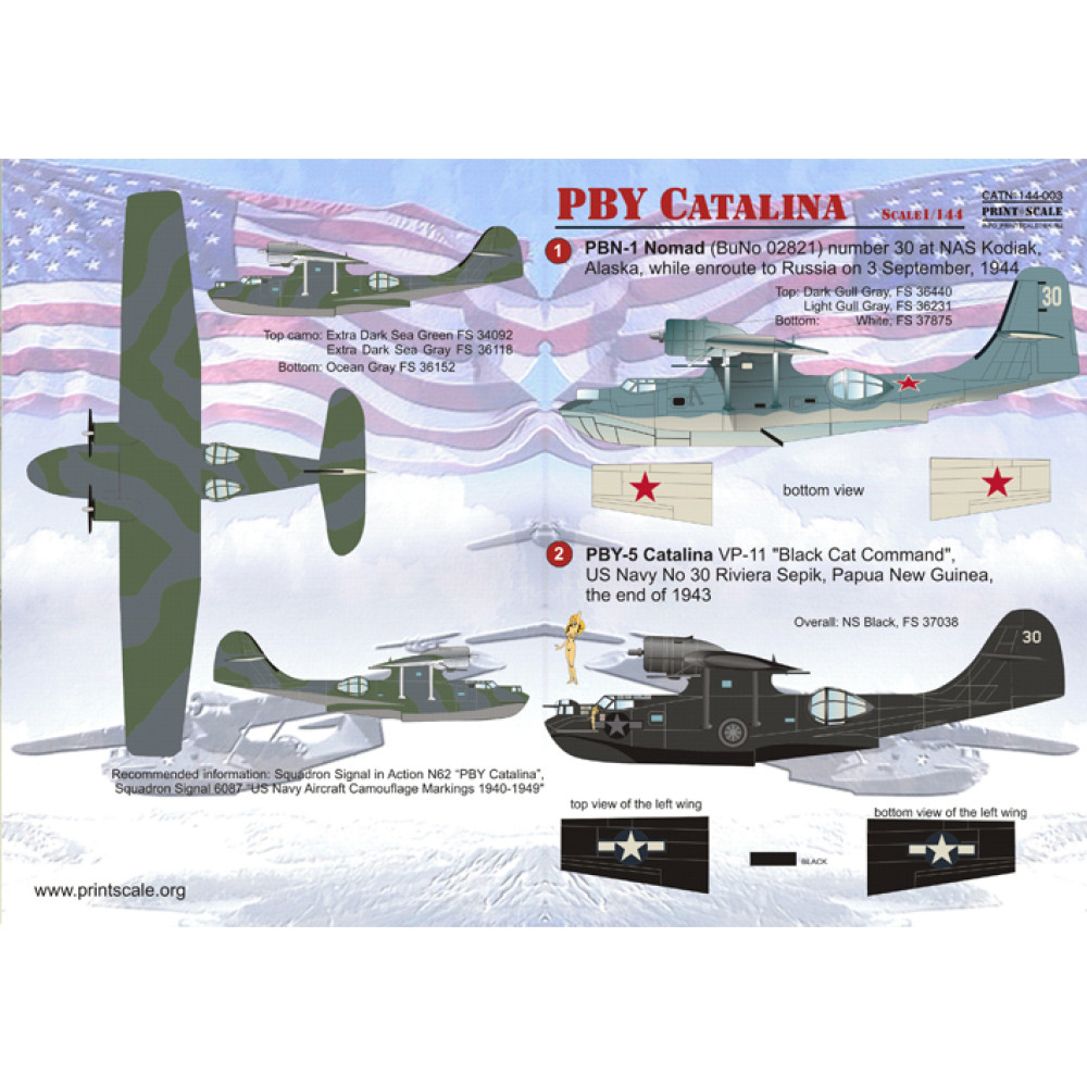PBY Catalina - Historical WWII Aircraft Models | PrintScale.org, Scale ...