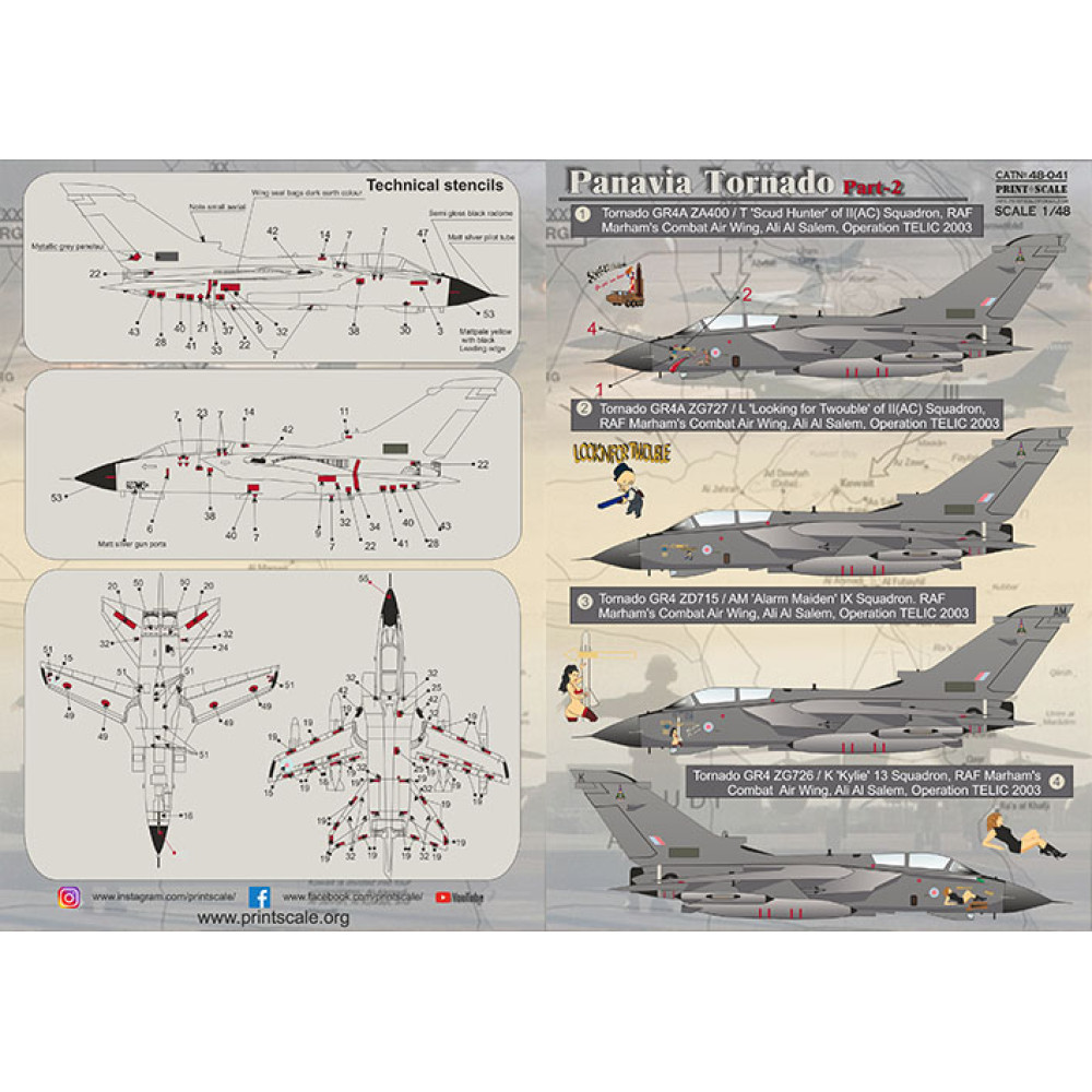 Panavia Tornado Part-2 48-041 Scale 1/48 Models | RAF Marham's Combat ...
