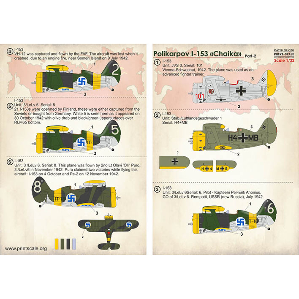 Polikarpov I-153 "Chaika" Models - Historical WWII Fighter Trainers ...