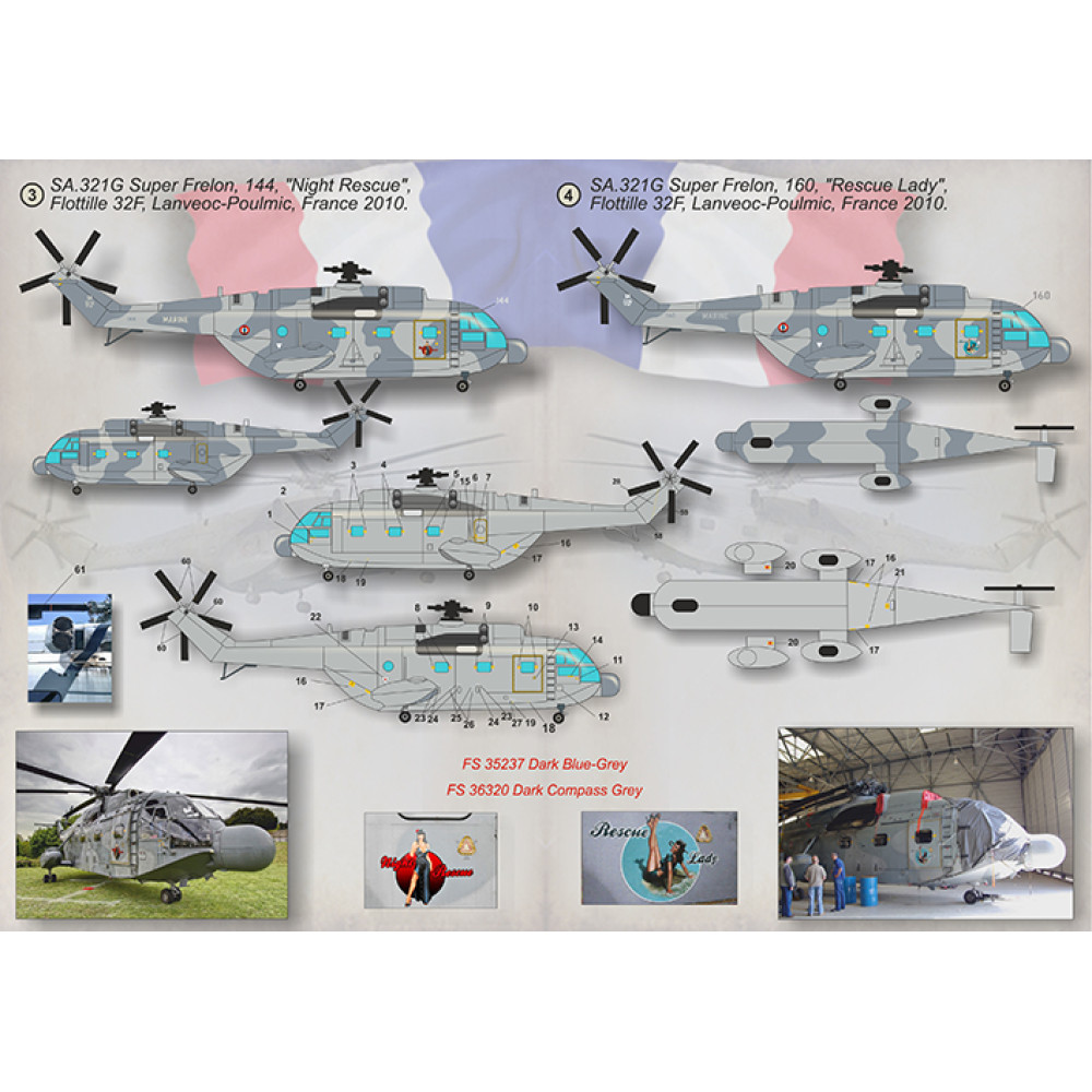 SA.321 Super Frelon Part-2 / 72-314 - Buy Now at Printscale.org, Scale ...