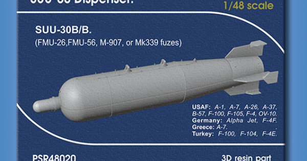 SUU-30 Dispenser SUU-30B/B (late) - 4 pc | PSR48020 | PrintScale.org ...