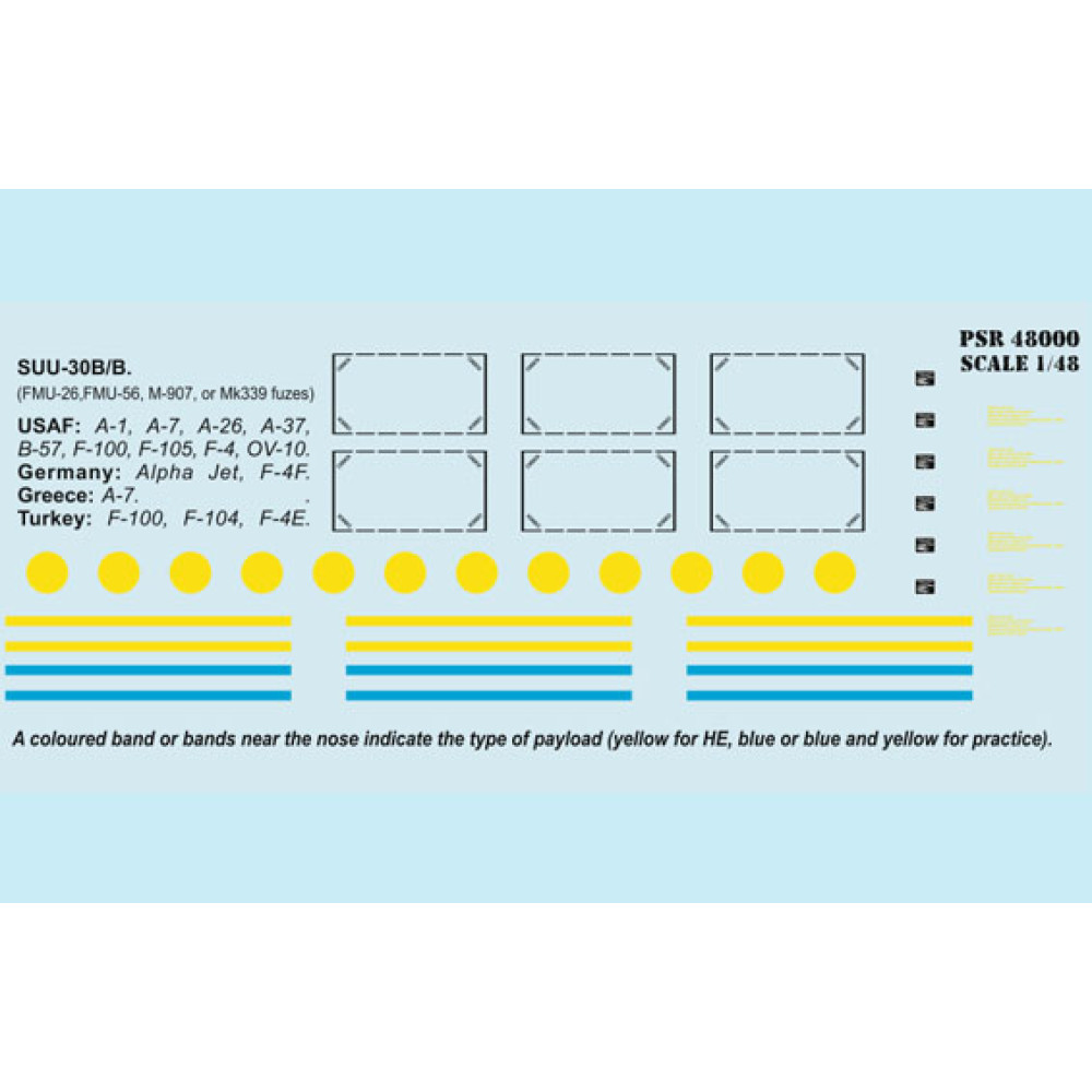 SUU-30 Dispenser SUU-30B/B (late) - 4 pc | PSR48020 | PrintScale.org ...